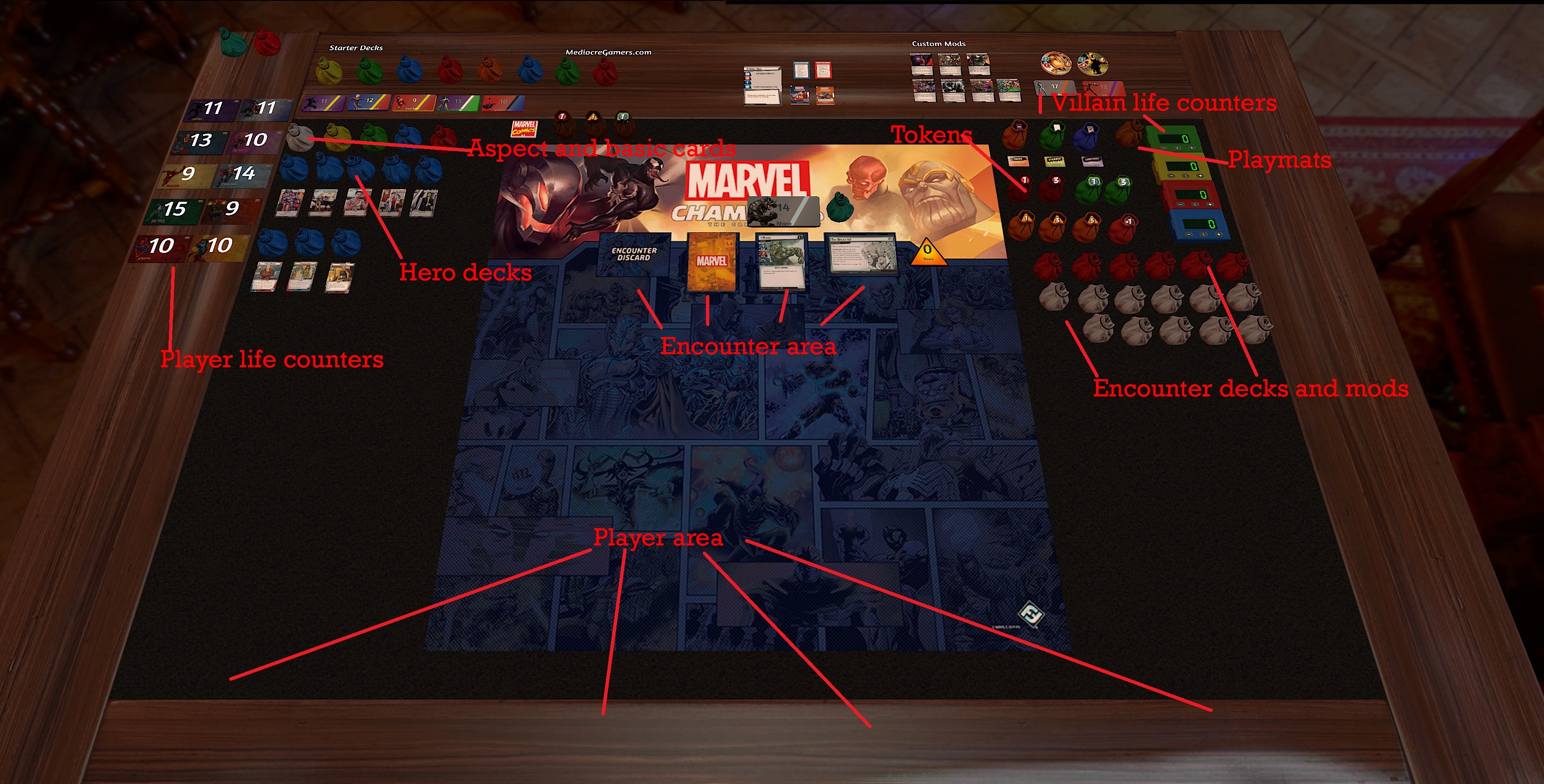 How to play Marvel Champions LCG on Tabletop Simulator (TTS) – Hall of ...