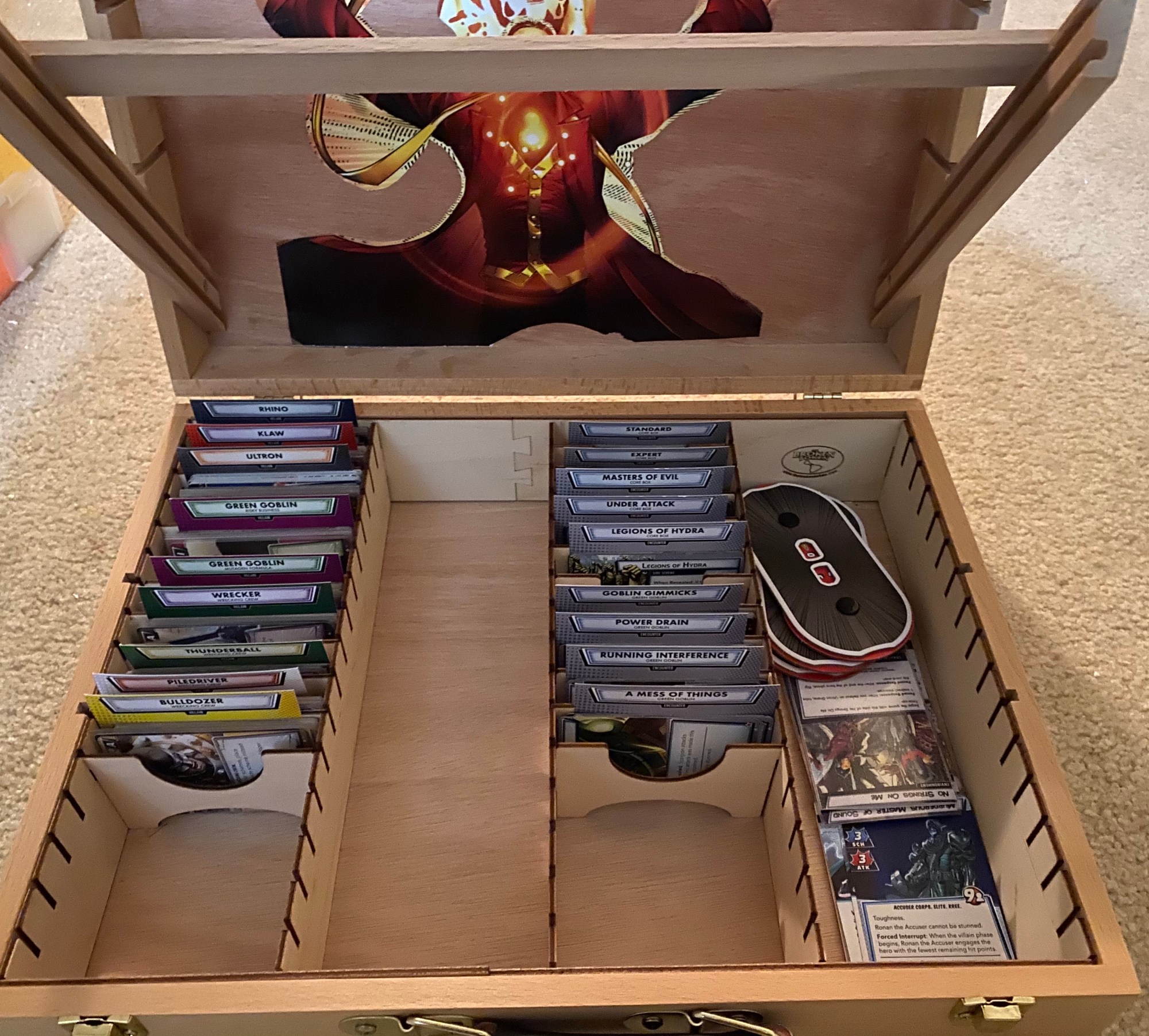Marvel Champions LCG storage solutions – Hall of Heroes
