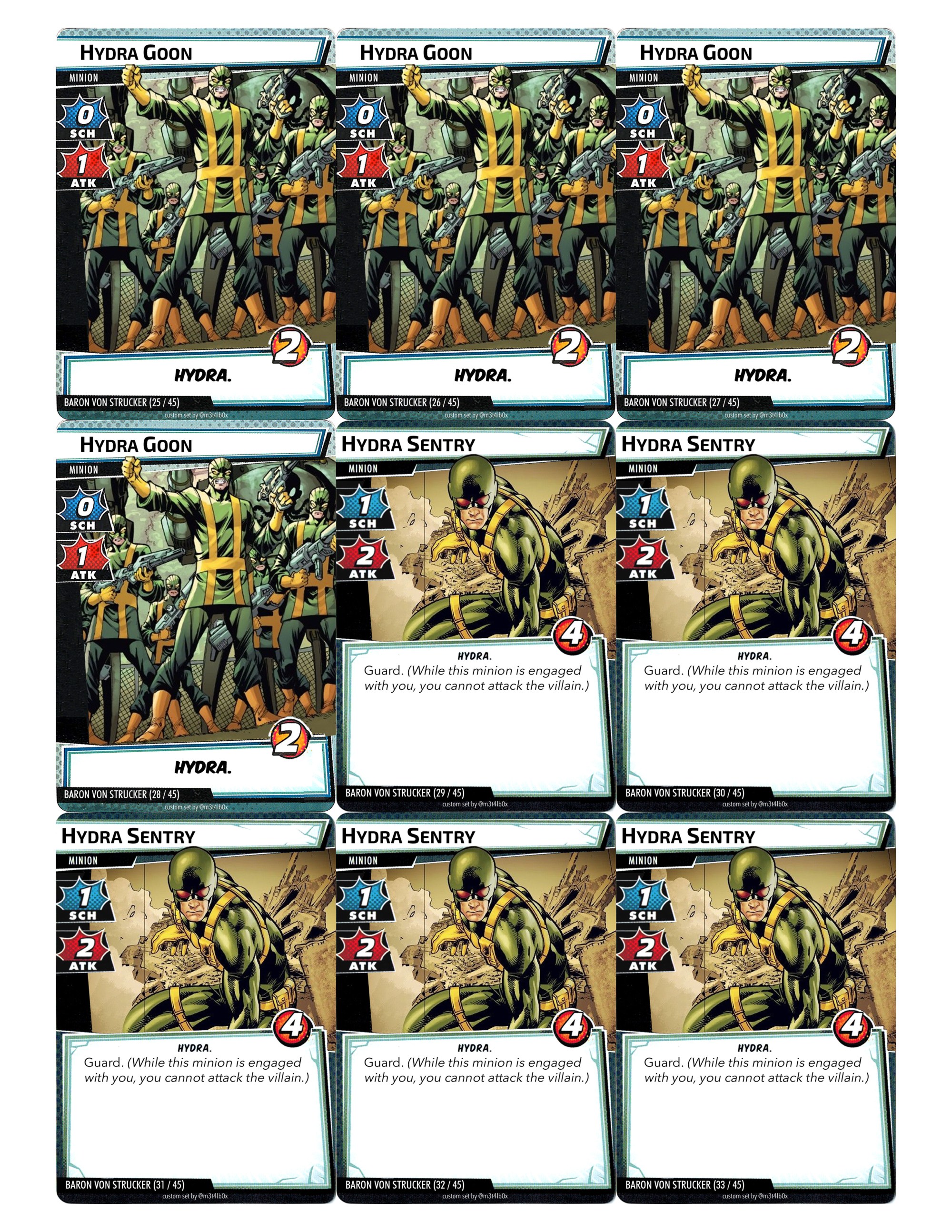 Marvel Champions LCG Custom Scenarios – Hall of Heroes